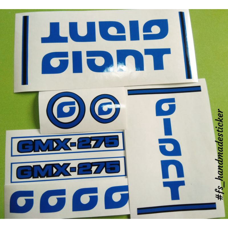 Giant GMX 275 Blue Set bmx Cutting Sticker | Shopee Malaysia