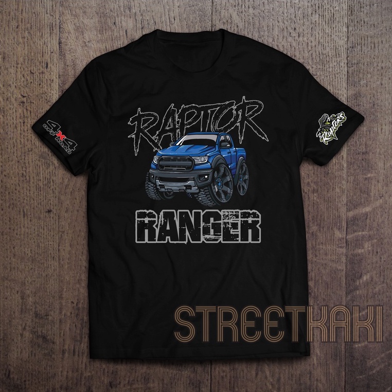 Ford Ranger Raptor Tshirt Design 4X4 Motorsport Tees Dri-Fit Microfibre ...