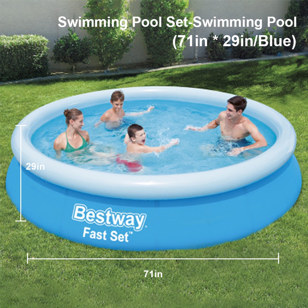 BESTWAY Swimming Pool Kids Adult Thickening Family Pool Indoor Outdoor ...