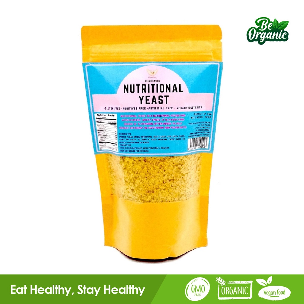 Be Organic Clean Eating Nutritional Yeast 100g | Shopee Malaysia