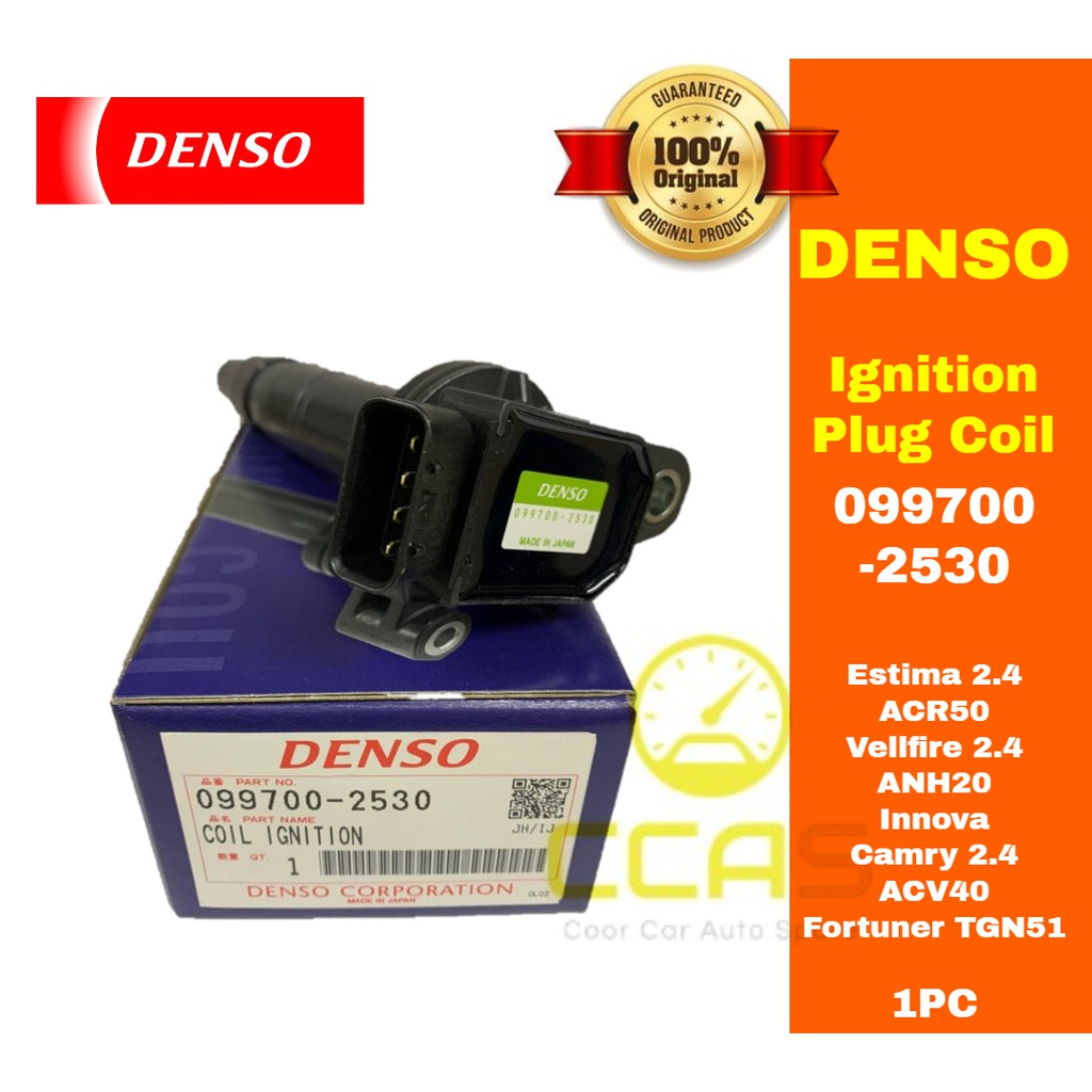 Denso Ignition Plug Coil - 099700-2530 -Toyota Estima 2.4 ACR50 ...
