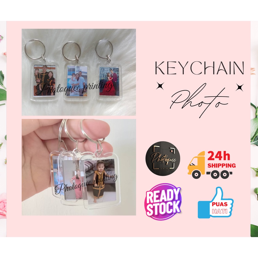 NEW!!Photo keychain, CUSTOMIZE YOUR KEYCHAIN WITH YOUR PHOTO (Gambar ...