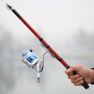 Rod Udang Teleskopik Silver-Soft/Red-Hard Rod memancing | Shopee Malaysia