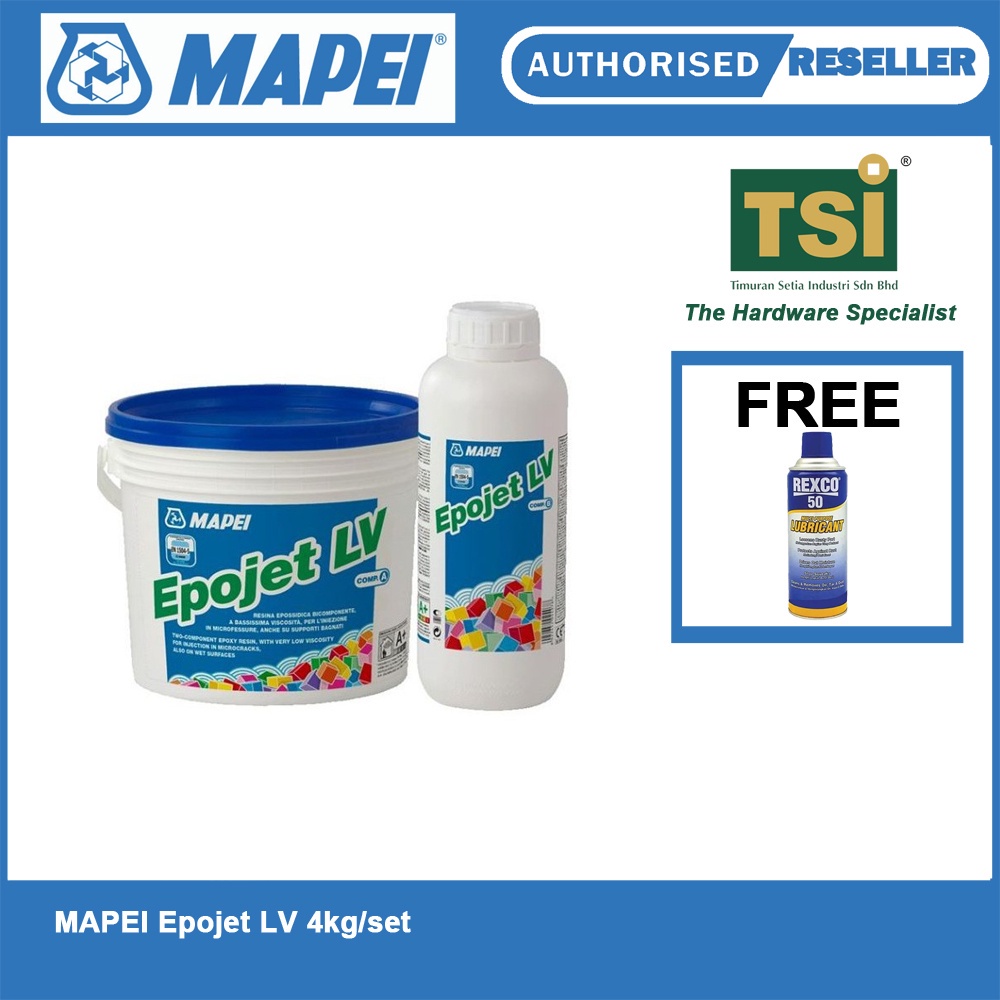 MAPEI Epojet LV 4kg/set | Shopee Malaysia
