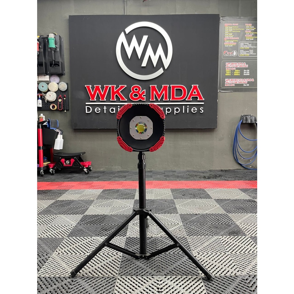 WM ULTRA BRIGHT LED POLISH LIGHT detailing lamp with stand Car Paint ...