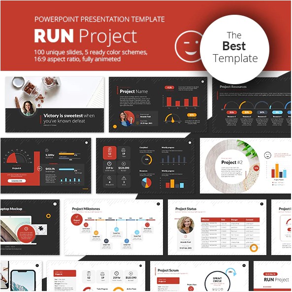 Run Project PowerPoint Presentation Template | Shopee Malaysia