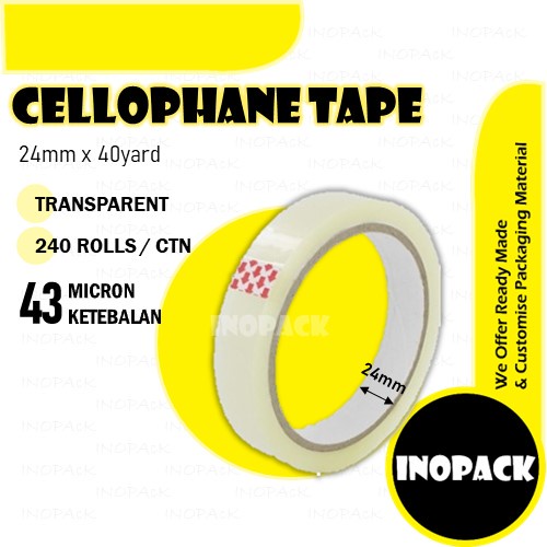 Cellophane Tape 24mm OPP Tape High Quality Transparent Tape BOPP ...