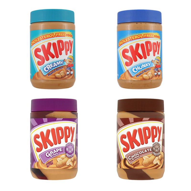 Skippy Peanut Butter 500g (Creamy / Chunky / Grape Stripe / Chocolate ...