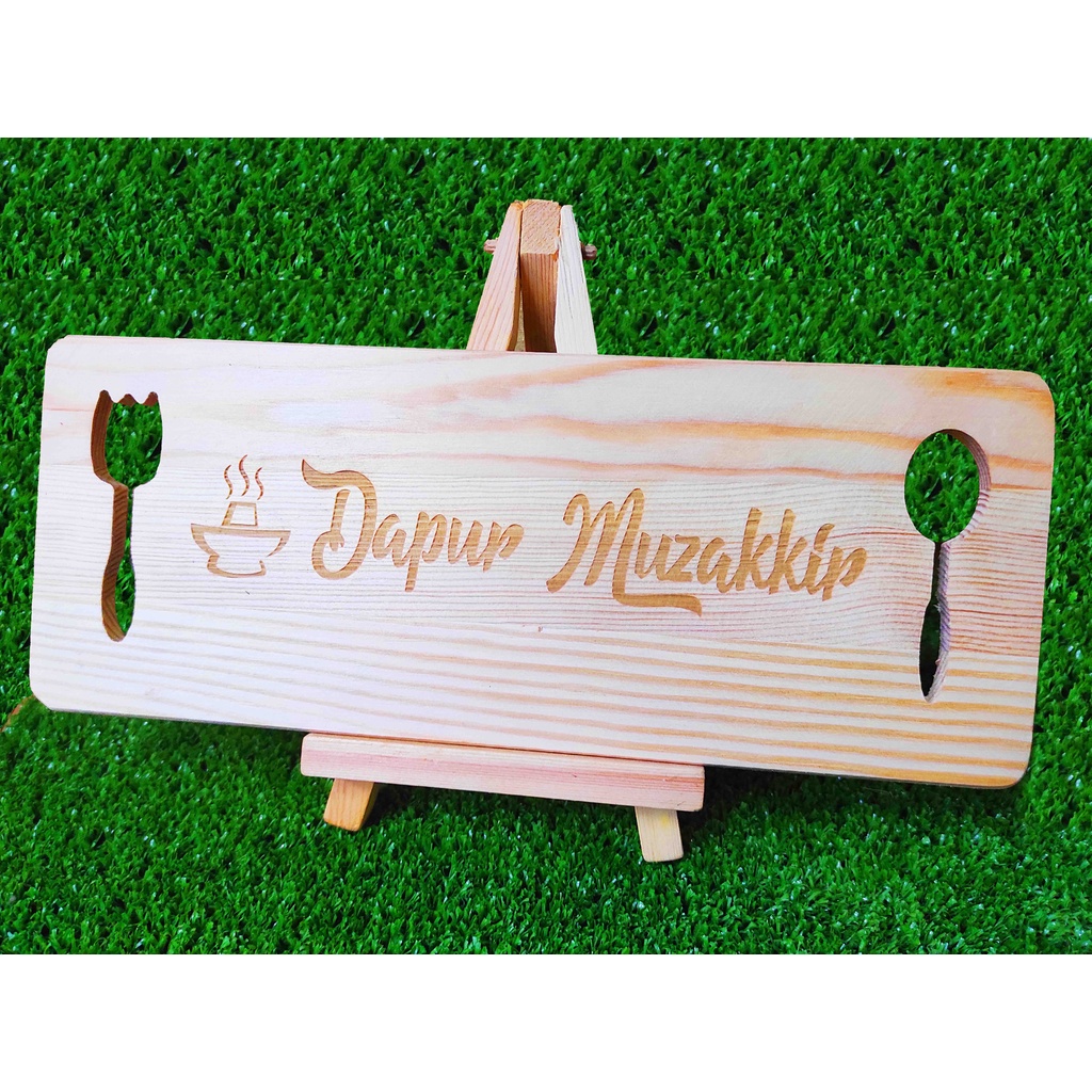 Custome Wood Signage Plate / Signboard Laser Engrave (SUITABLE FOR ...