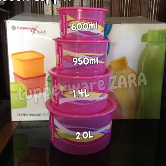 TUPPERWARE One Touch Topper Set [4] | Shopee Malaysia
