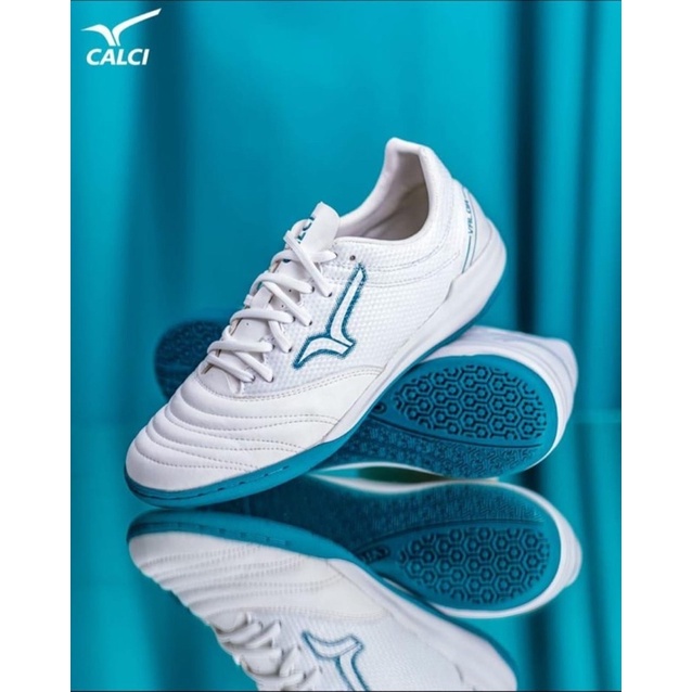 CALCI PRIME ID WHITE FUTSAL SHOES | Shopee Malaysia