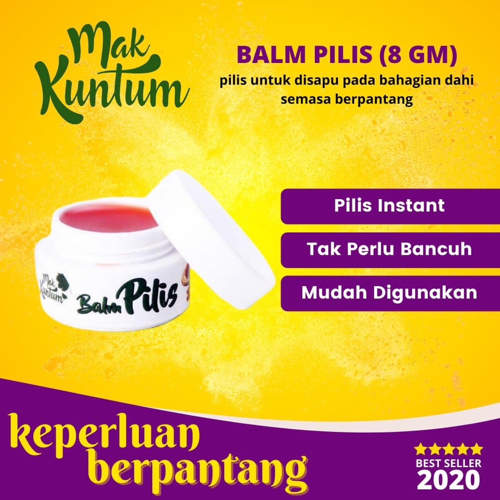 [EXPIRED 2025] MAK KUNTUM | BALM PILIS (8GM) | Shopee Malaysia