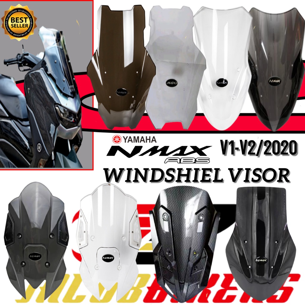 YAMAHA NMAX V1- NEW V2 NMAX 2020 WINDSHIEL VISOR TRANSFORMER INCLUDER ...