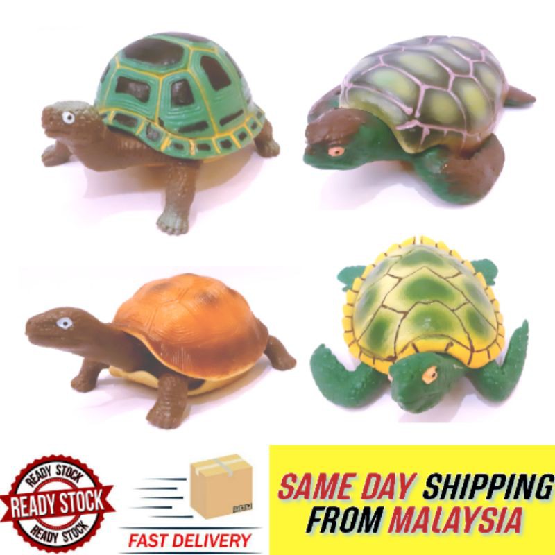4pc 5" Toy Tortoise Set. High Quality Finish / 100% waterproof ...