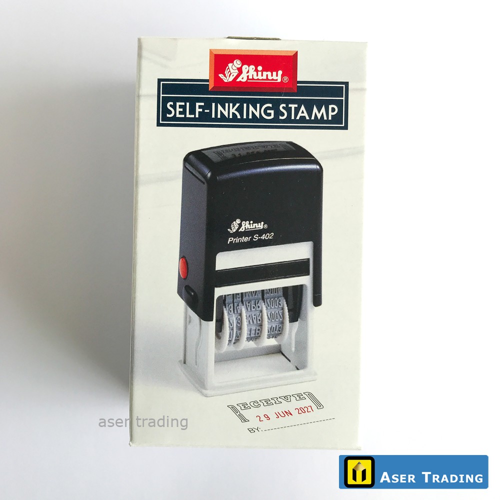 SHINY SELF INKING DATE STAMP S402 ( RECEIVED ) | Shopee Malaysia