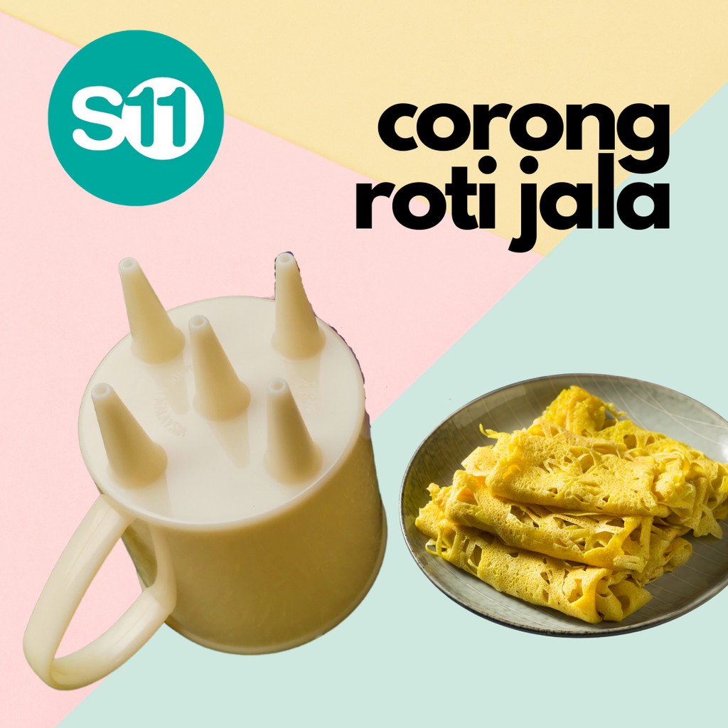 Sin Lian Cup Shaped Roti Jala Mould Acuan Roti Jala 207 bentuk Cawan ...