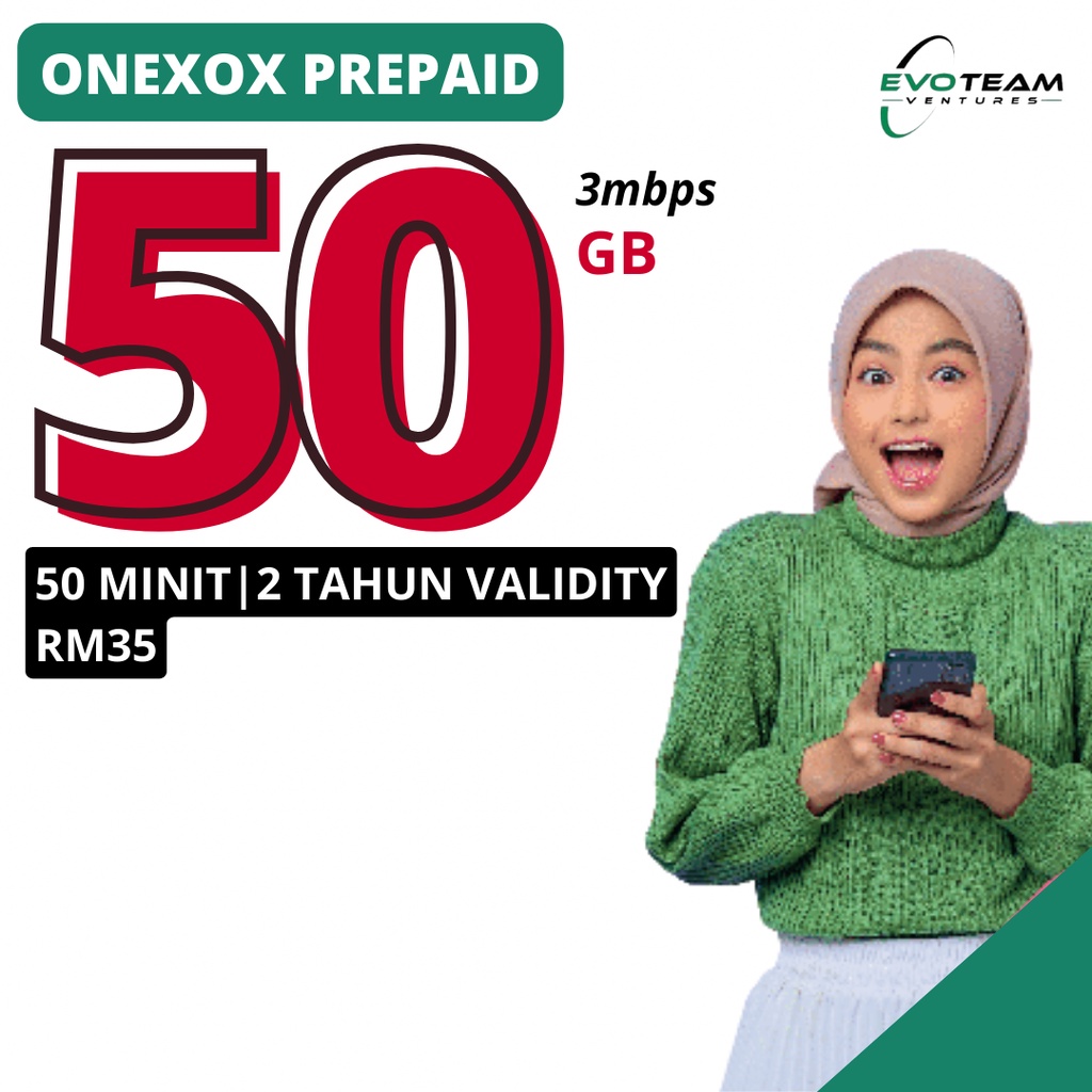 Plan Prepaid Onexox- FREE 2 Tahun Tempoh Sah | Shopee Malaysia