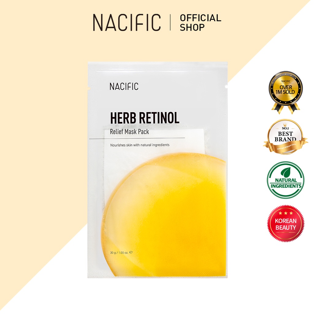 [NACIFIC] Herb Retinol Mask Pack (1pc) | Shopee Malaysia