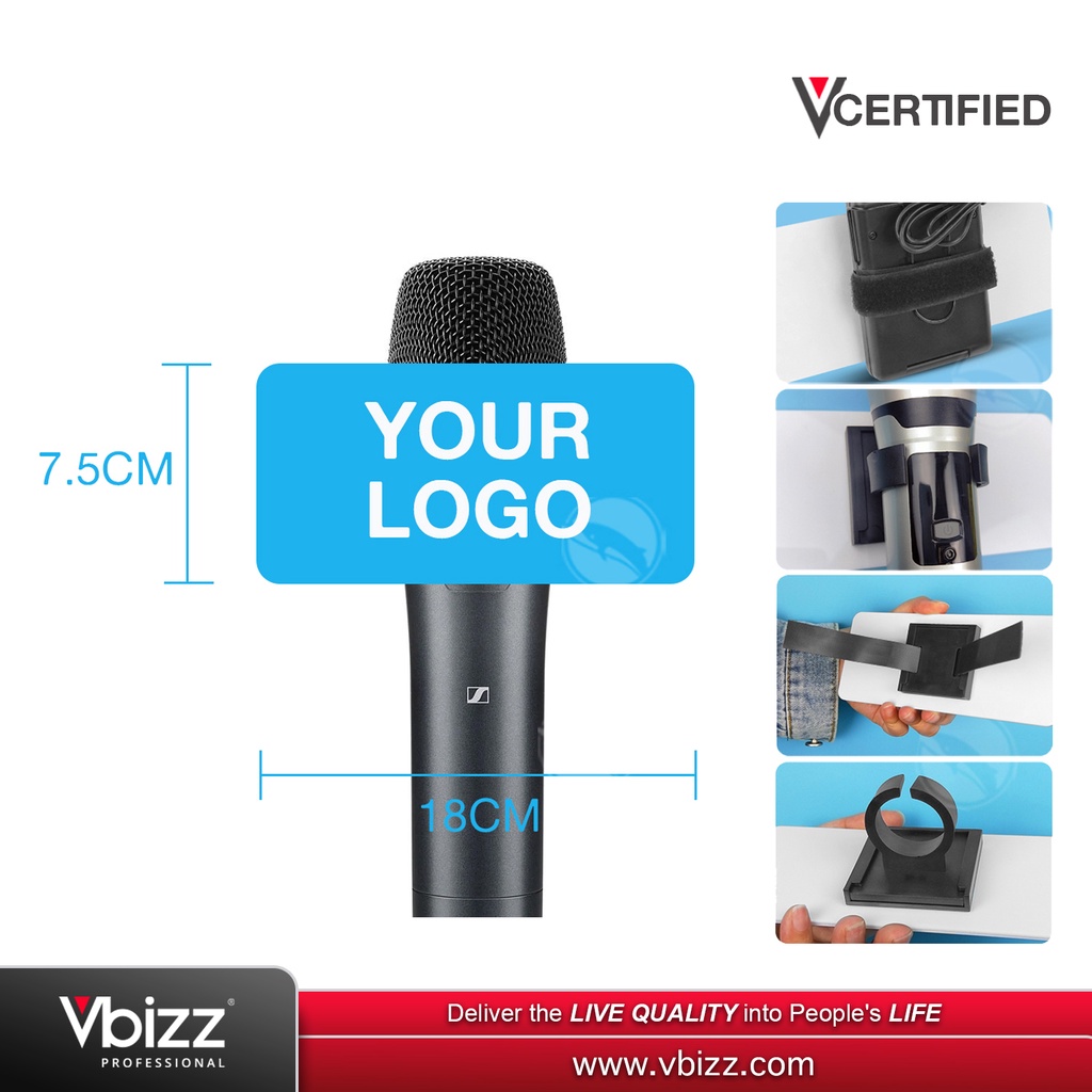 MIC FLAG Microphone Mic Flag Station for Interview - Rectangle | Shopee ...