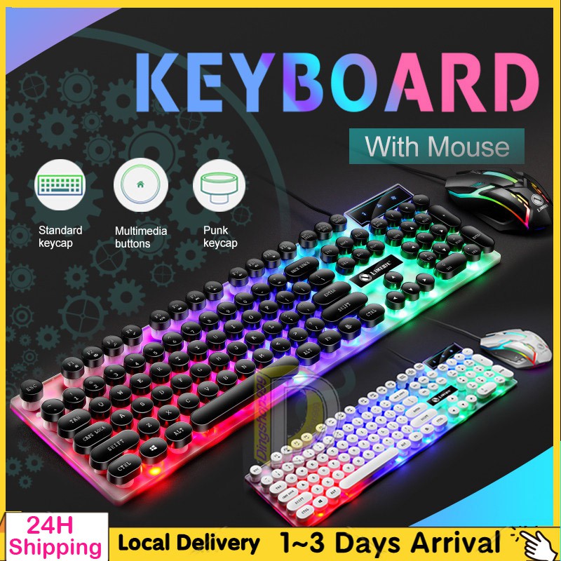 Gtx 300 Combo Keyboard Mouse Set Keyboard Gaming Set Gaming Mouse Waterproof Backlight Keyboard