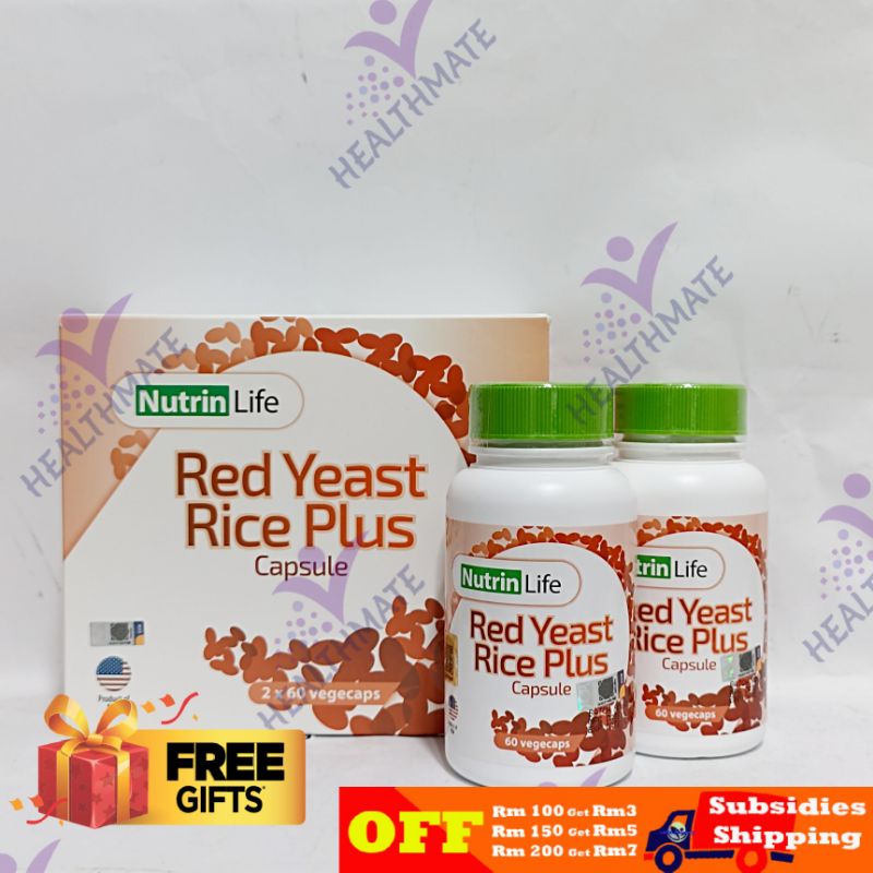 NutrinLife Red Yeast Rice Plus Capsule(2X60's) | Shopee Malaysia
