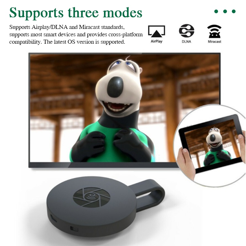 4K Mirascreen G2 Chromecast TV Streaming Wireless Anycast Mira Screen ...