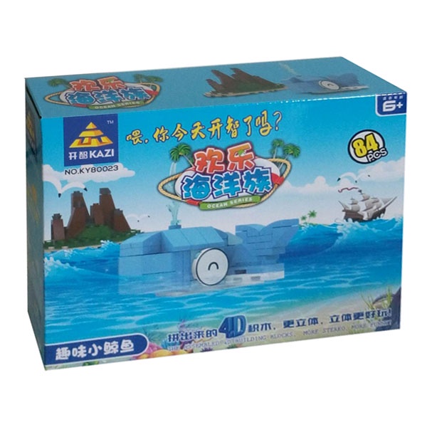 KY80023 WHALE Building Blocks Set | Shopee Malaysia
