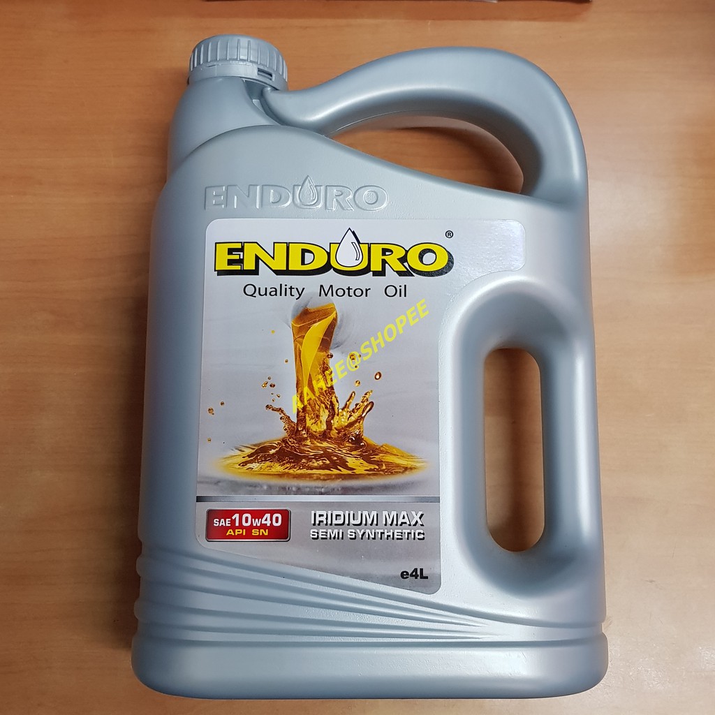 ENDURO 10W40 4L Semi Synthetic / With *Oil Filter for Nissan/Proton ...