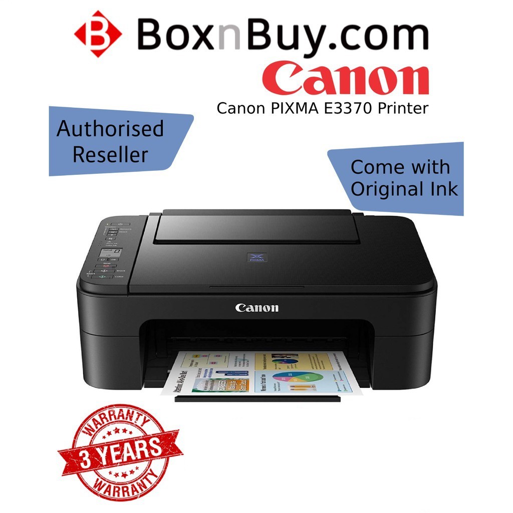 Canon PIXMA E3370 Printer | Shopee Malaysia