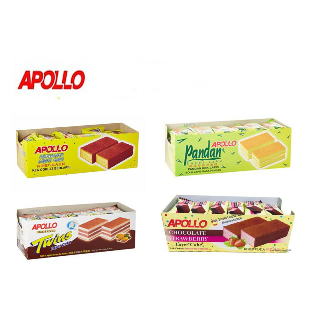 Apollo Layer Cake 17g - 18g x 24 Packs ( Outer ) | Shopee Malaysia