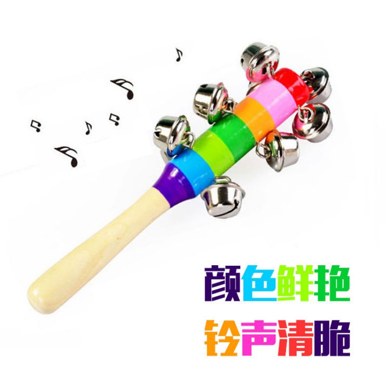Colourful Ring Bell Nice & Fun to Play 10 bells Music Instruments Alat ...