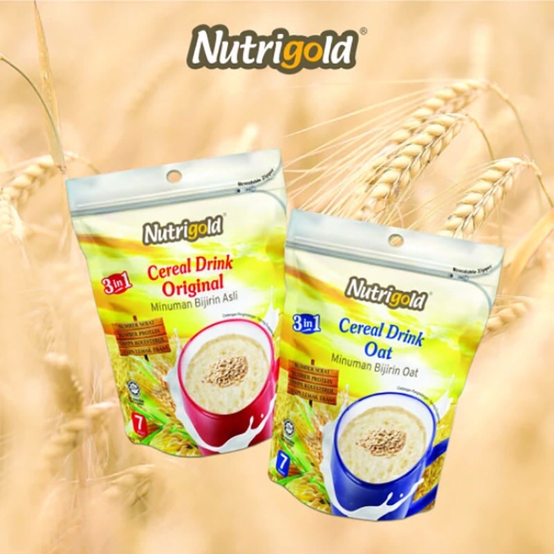 Nutrigold 3in1 (Original/Oat Cereal) | Shopee Malaysia