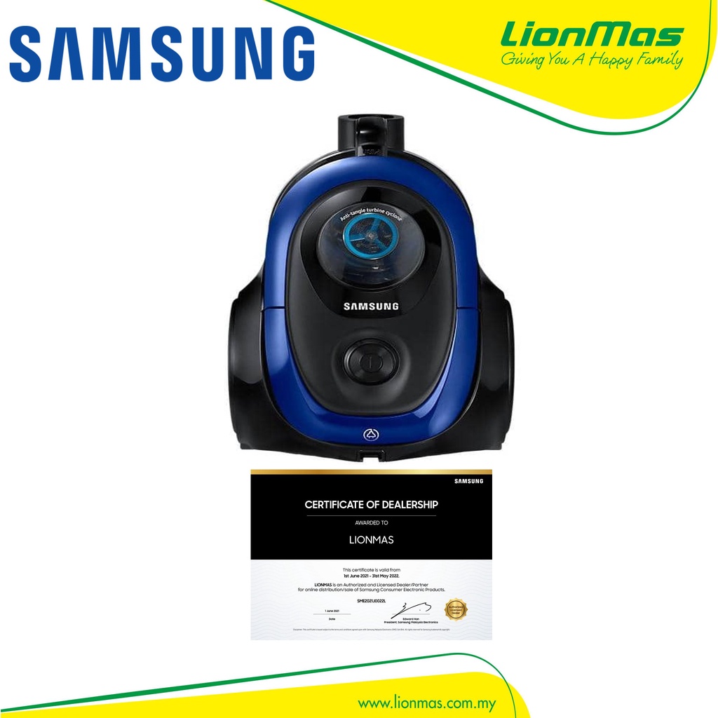 Samsung Vacuum Cleaner Canister With Cycle Cleaner VC18M2120SB | Shopee Malaysia