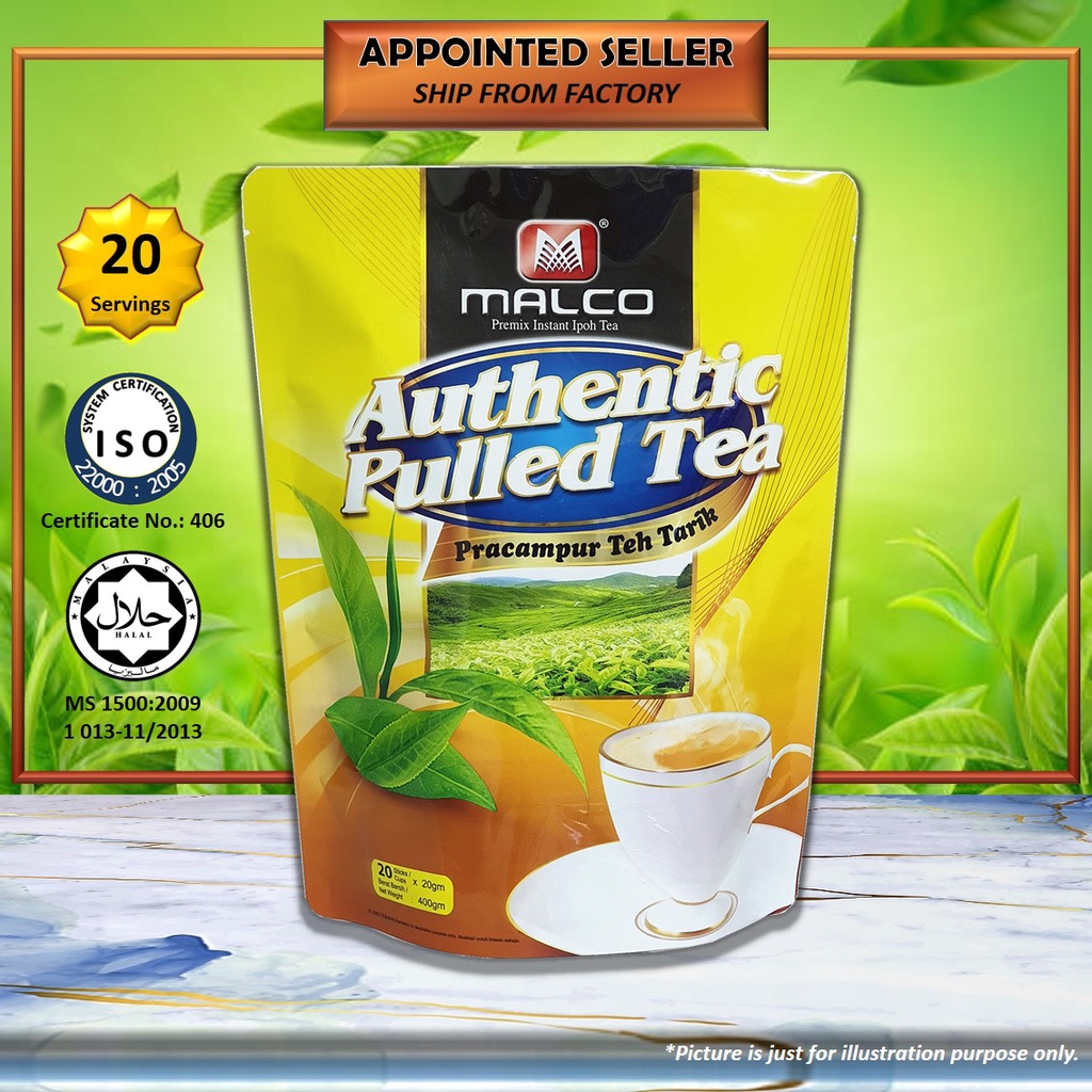 Premixed Authentic Pulled Tea | Serbuk Pracampuran Teh Tarik | Malco ...