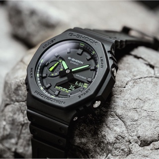 JAM TANGAN TMJ FULL BLACK - JAM TMJ ALL BLACK GREEN | Shopee Malaysia