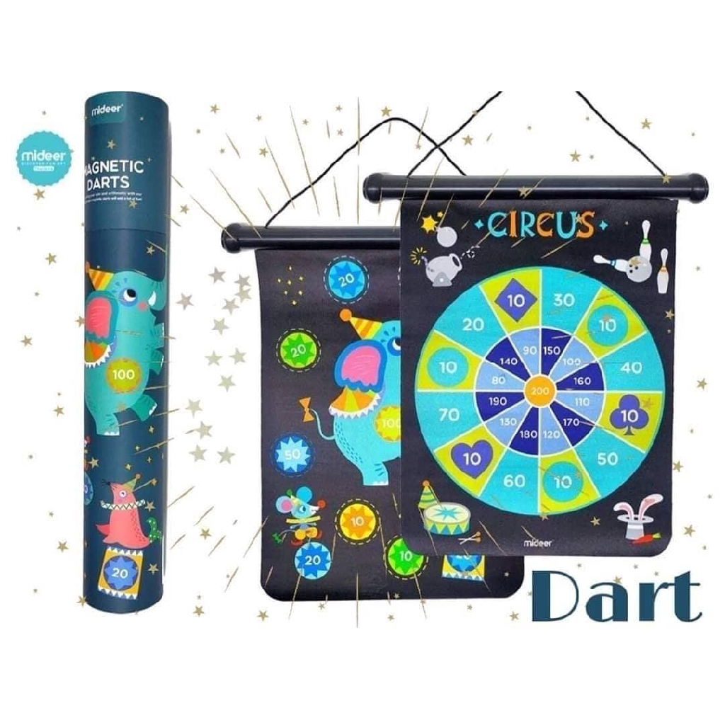 ( READY STOCK) ORIGINAL Mideer Magnetic Dart Darts Game - Circus FUN ...
