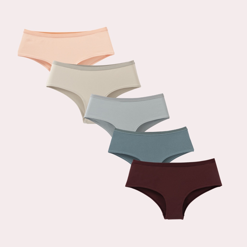 Cotton Plain Low Rise Boyleg Brief | Shopee Malaysia