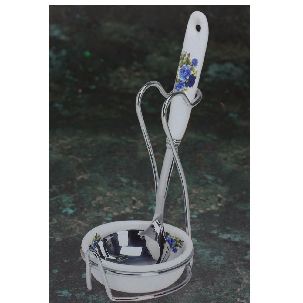 10" SOUP LADLE WITH STAND AND DISH 30366 | Shopee Malaysia