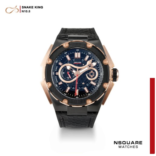 NSQUARE SNAKE KING N10.8 Automatic Watch 46mm Devil Gold Ceramic ...