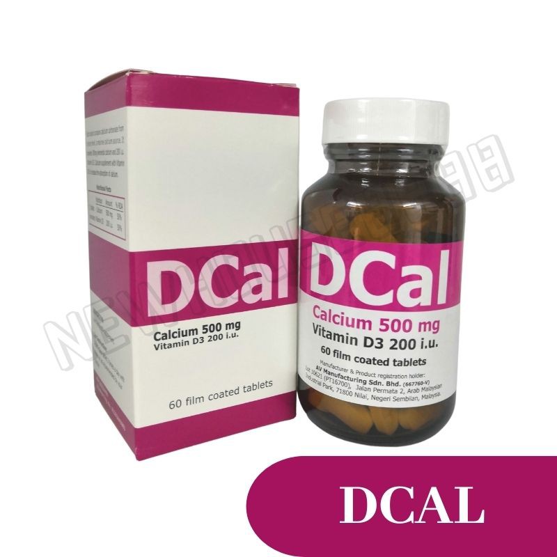 DCal Calcium 500mg Vitamin D3 ( EXP 05/2025) | Shopee Malaysia