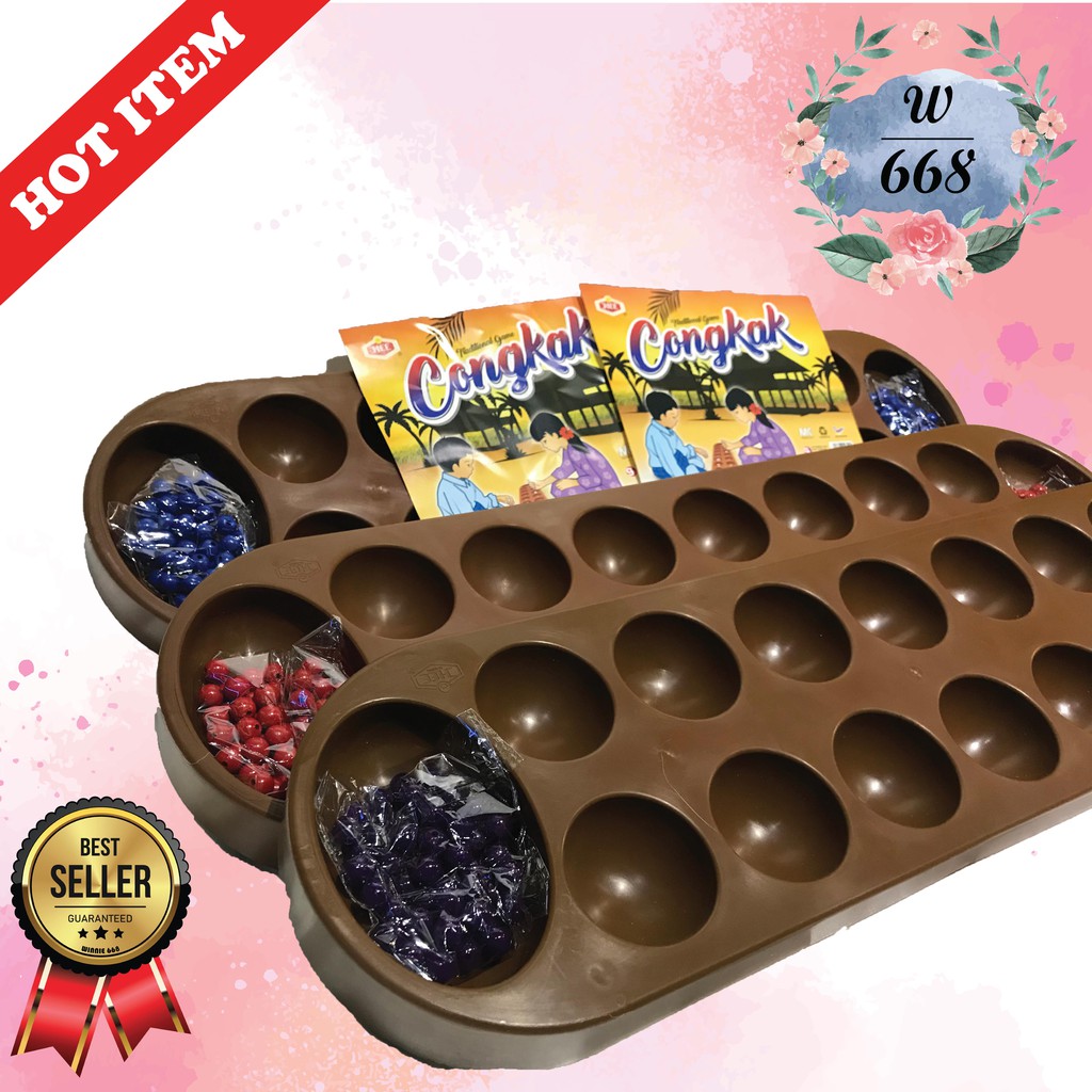 [Ready Stock] TRADITIONAL CONGKAK ( Free 2 pack manik) | Shopee Malaysia