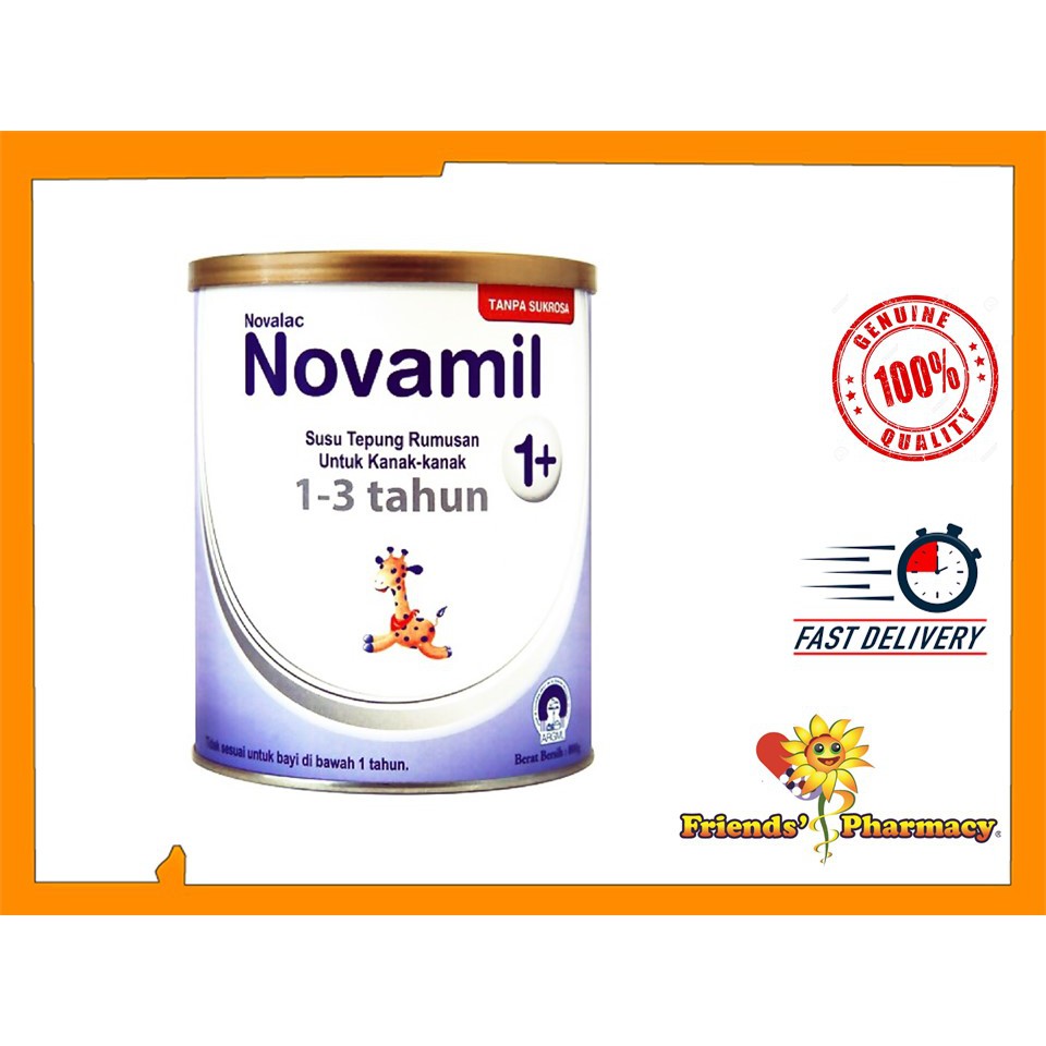 NOVALAC NOVAMIL 1+ 1-3 TAHUN 800G | Shopee Malaysia