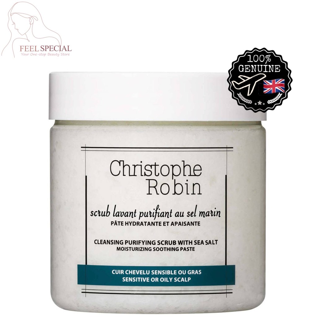 KL READY STOCK | CHRISTOPHE ROBIN Cleansing Purifying Scrub with Sea ...