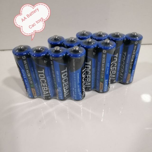 🔋TOCEBAL SUPER HEAVY DUTY AA battery🔋 R6 UM-3 1.5V AAA battery R03 UM-4 ...