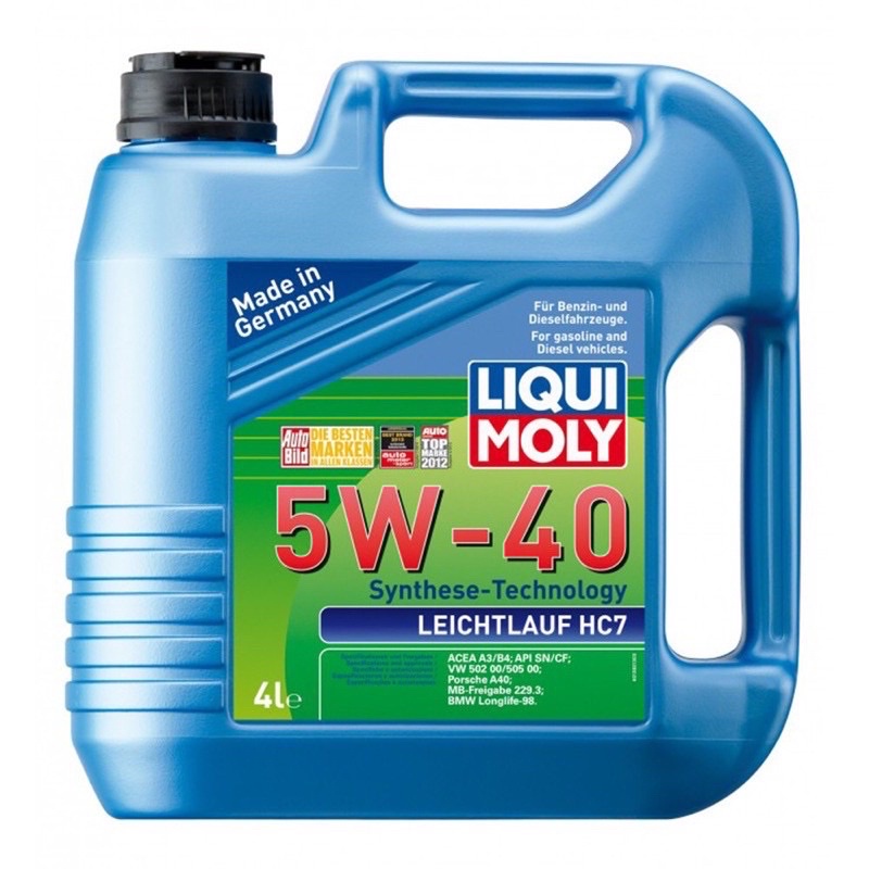 Fully synthetic 5W40 Liqui Moly LEICHTLAUF HC7 (4L) | Shopee Malaysia