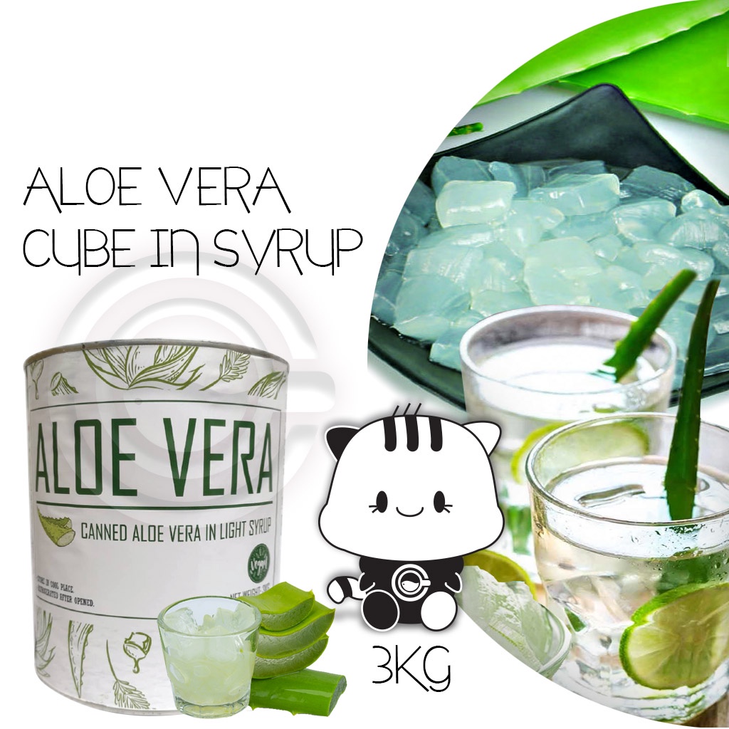 ALOE VERA CUBE IN SYRUP 3KG READY STOCK MADE IN THAILAND | Shopee Malaysia