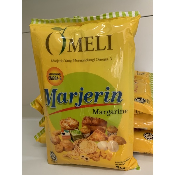 *Halal*Omeli Margarine - Majerin Yang Mengandungi Omega-3 1kg Buat Kek ...