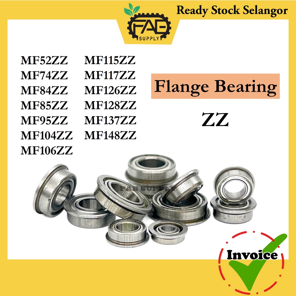 Flange bearing flange mini MF52 MF74 MF84 MF85 MF95 MF104 MF106 MF115 MF117 MF126 MF128 MF137 ...