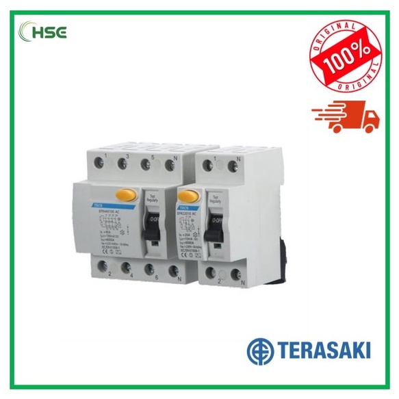 TERASAKI EPR Series ELCB 4P 40A/63A 100mA 300mA - HSE | Shopee Malaysia