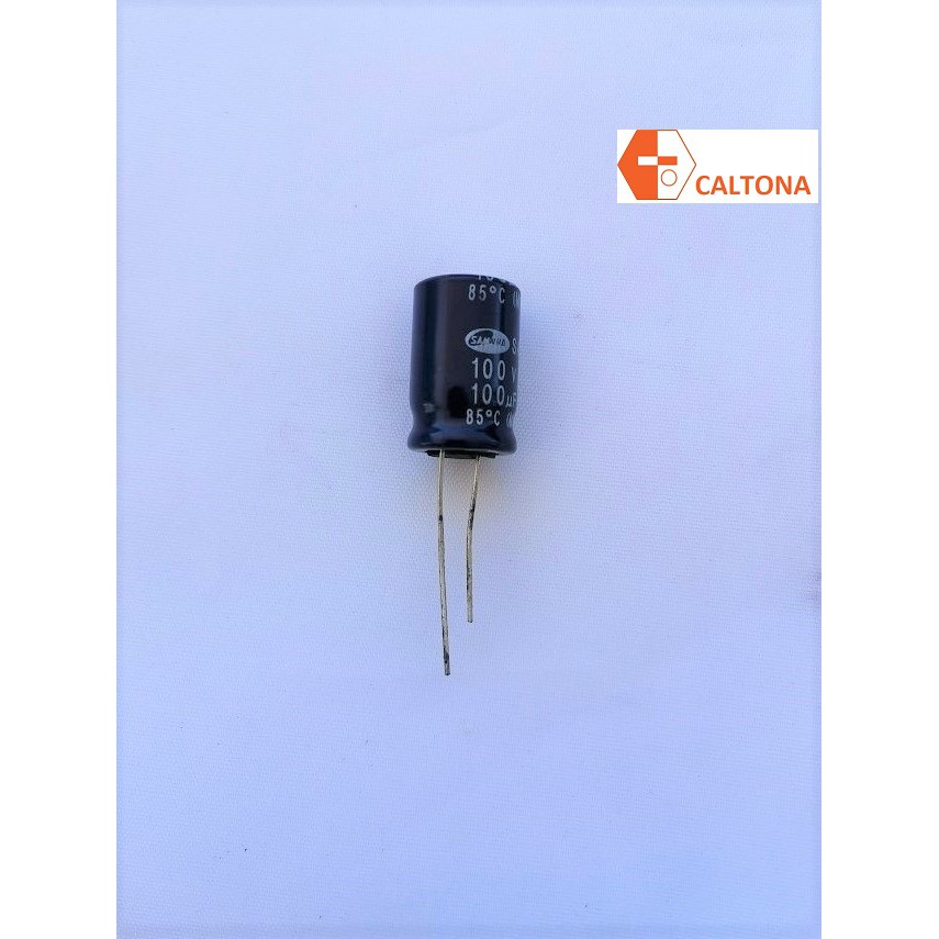 Capacitor 100v 100uf Electrolytic Capacitor, Aluminum Electrolytic ...